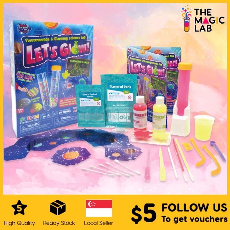 STEM Science DIY Kit Science Toys for Children - Fluorescence & Glowing ...