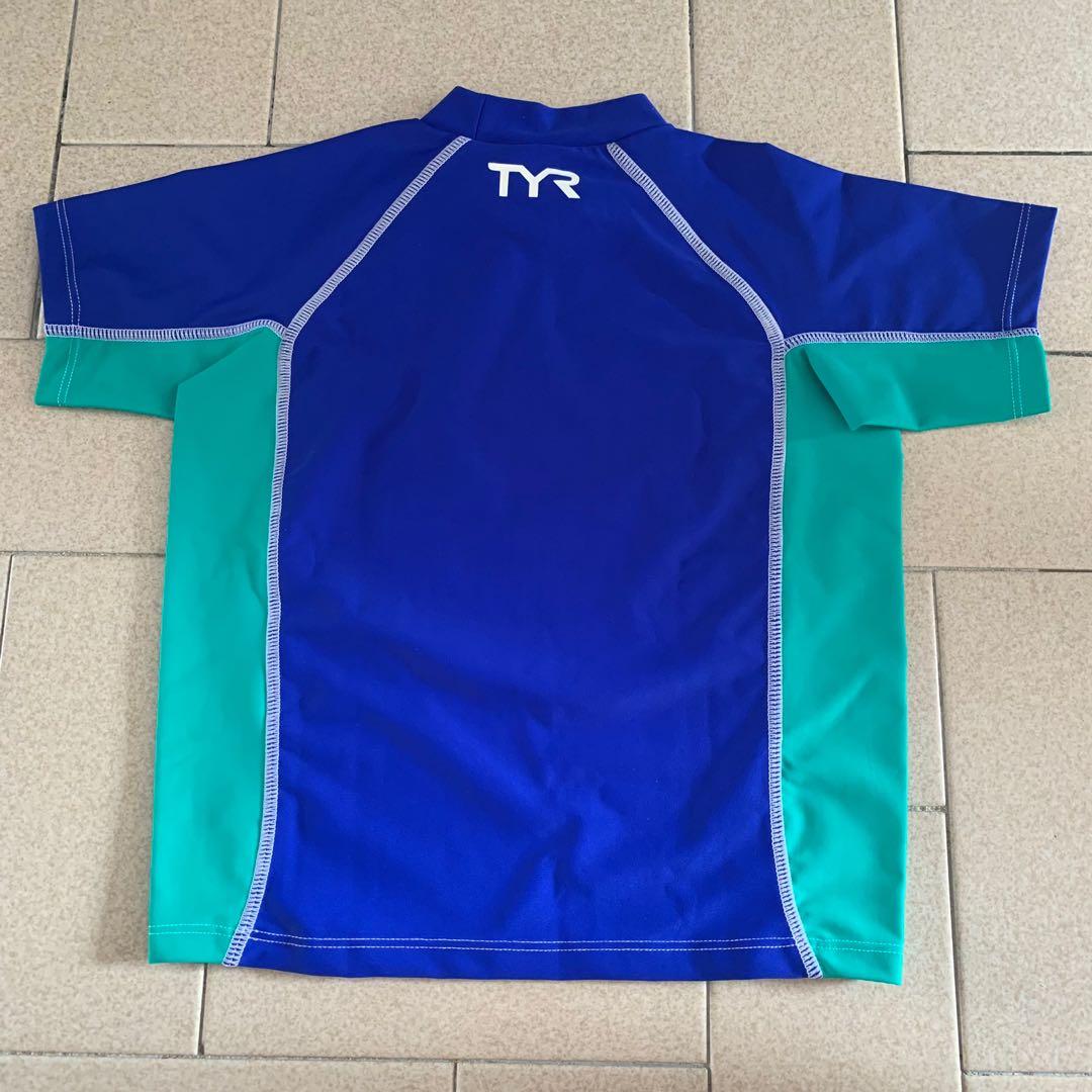 TYR Pluto Short Sleeve Rashguard Kids Swimwear Kids Swimsuit Kids ...
