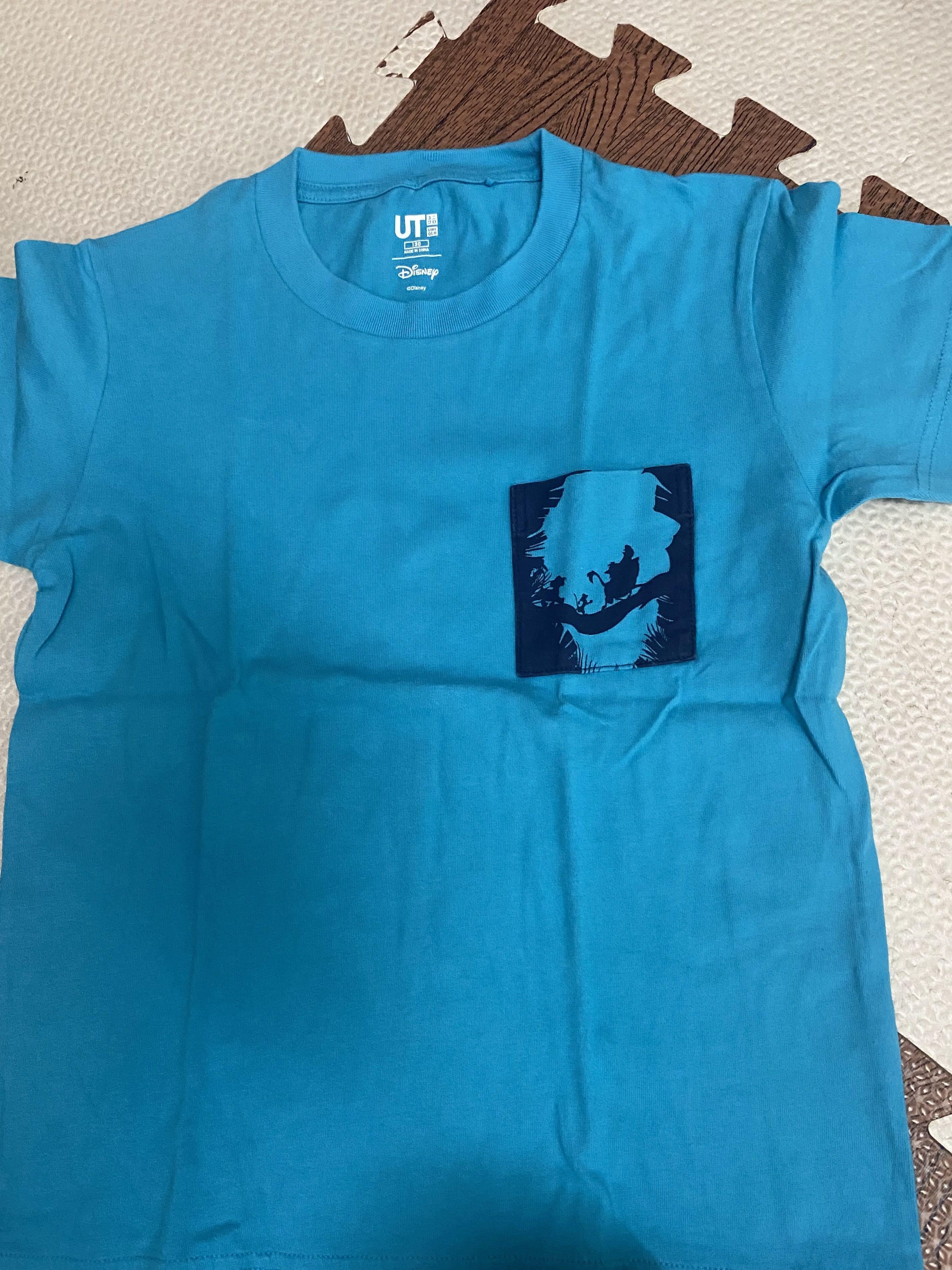 uniqlo kids boy lion king size 130, Babies & Kids, Babies & Kids ...