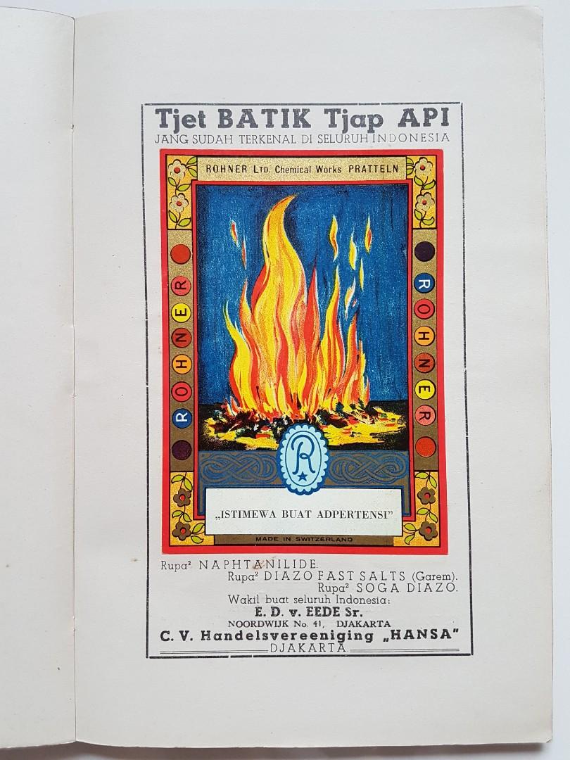 1934-1954 Indonesian books on Batik production, Hobbies & Toys, Books ...