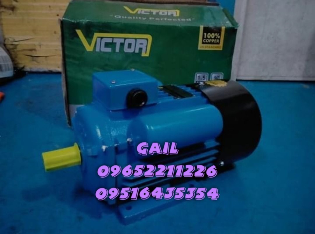 VICTOR 1.5HP / 2HP / 3HP Electric / Induction Motor, Pure Copper ...