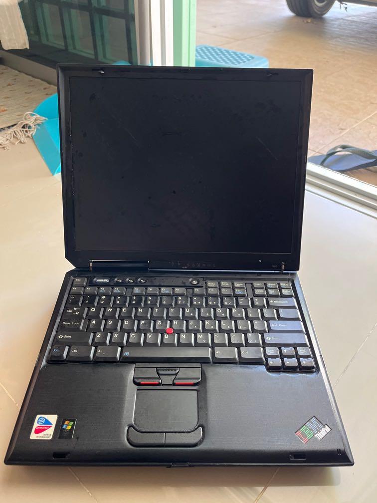 Vintage IBM laptop Year 2000 model, Announcements on Carousell