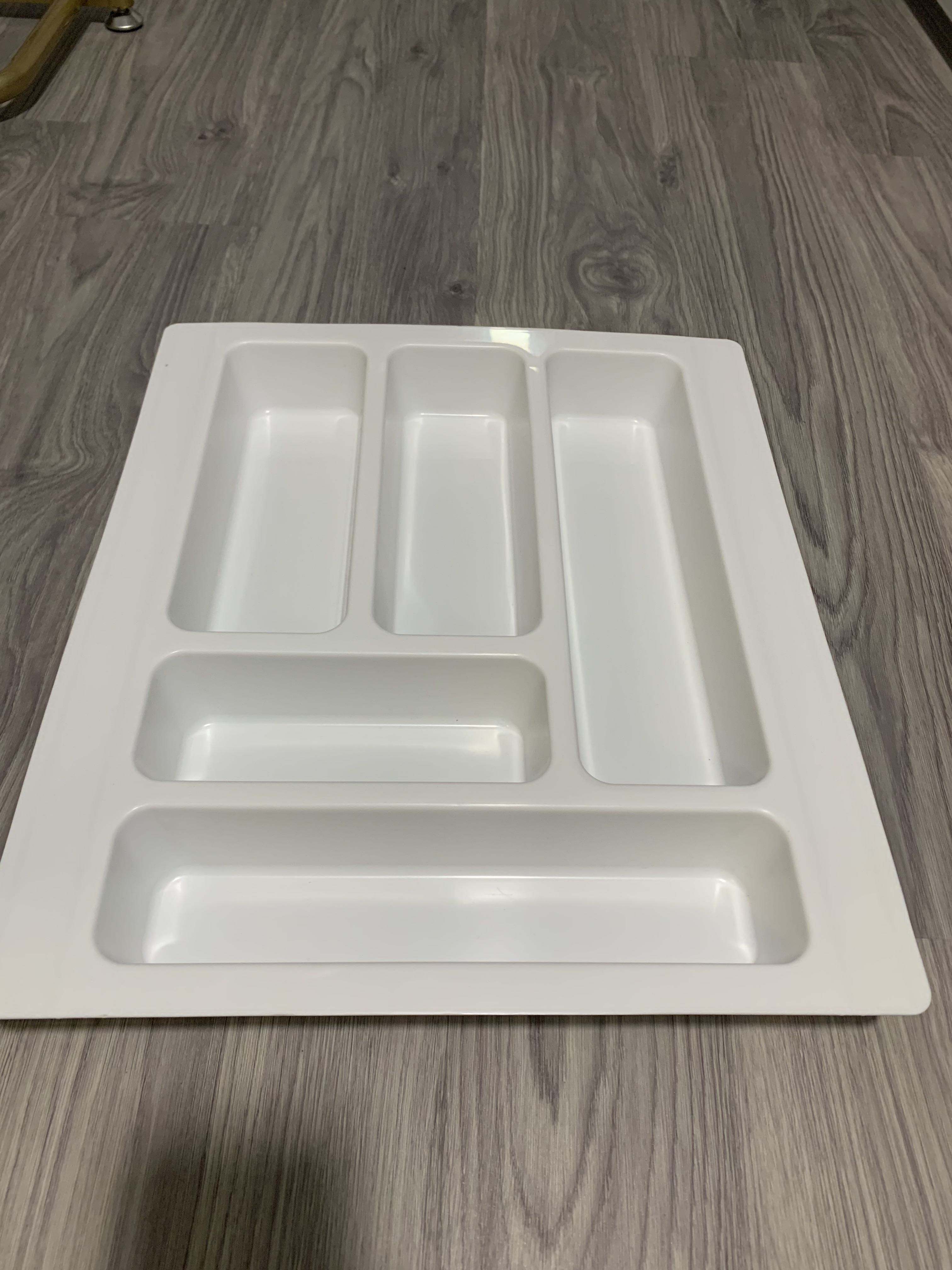 White PVC Cutlery Tray 37.5x43.5cm, Furniture & Home Living ...