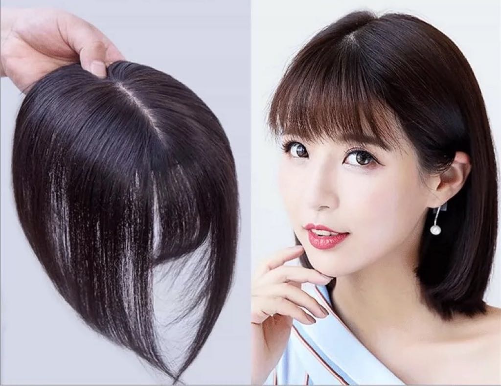 Wig film female head patch cover white hair patch top patch, Beauty ...