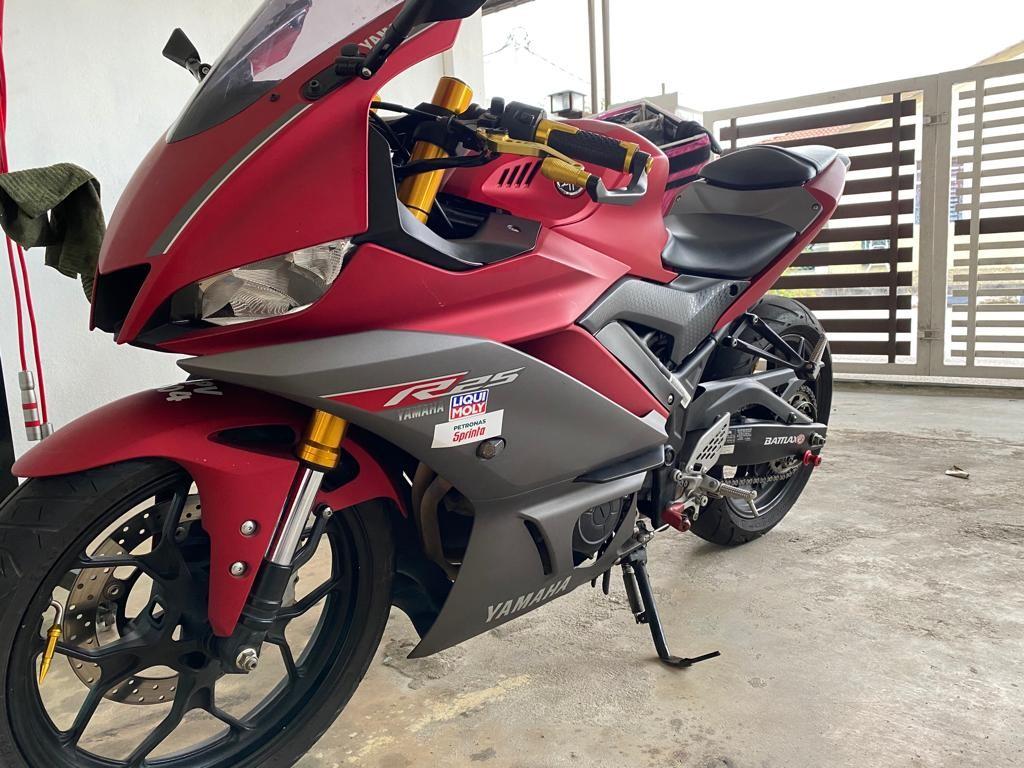 YAMAHA YZF R25 MODEL V2 TAHUN 2019 HARGA MACAM V1 GOOD CONDITION NEGO ...