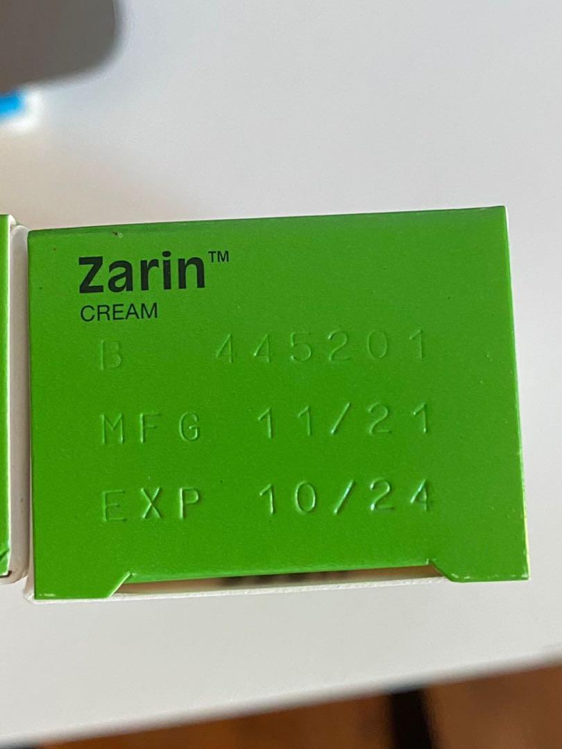 Zarin anti fungal cream 15g, Health & Nutrition, Medical Supplies ...
