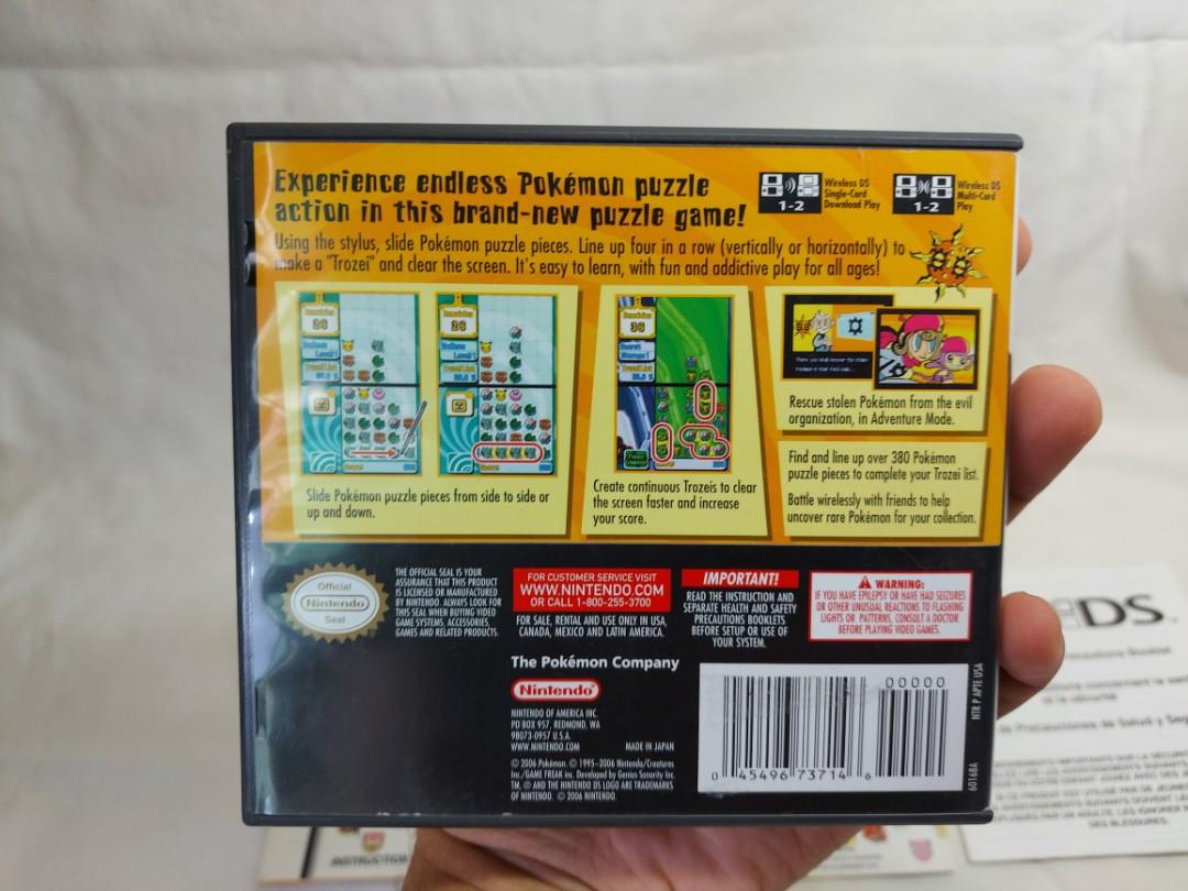 2005 Nintendo DS Pokemon Trozei - SUPER RARE!! With Freebie Figures ...