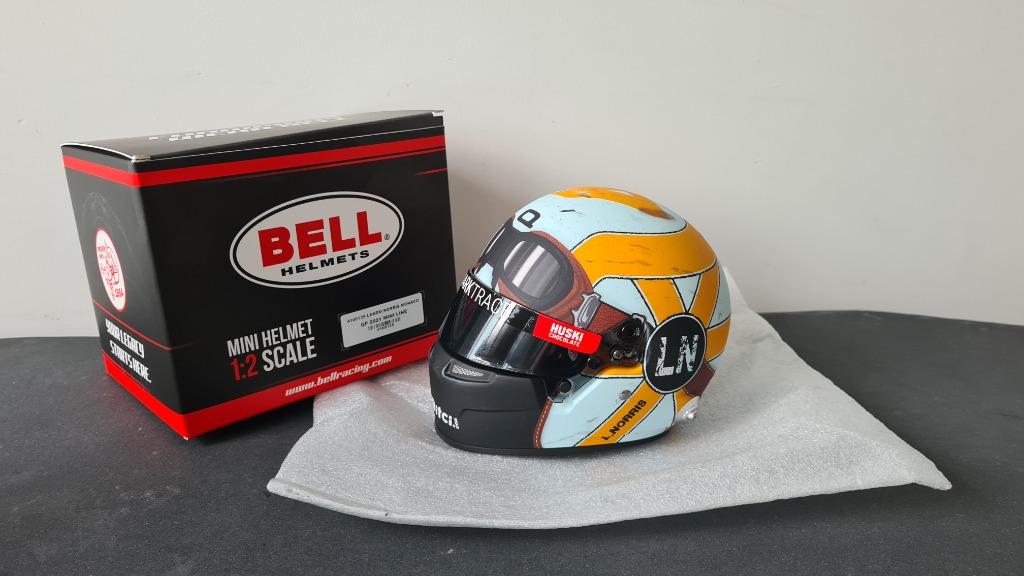 2021 mini 1/2 scale F1 helmet (Lewis Hamilton, Carlos Sainz, Charles ...