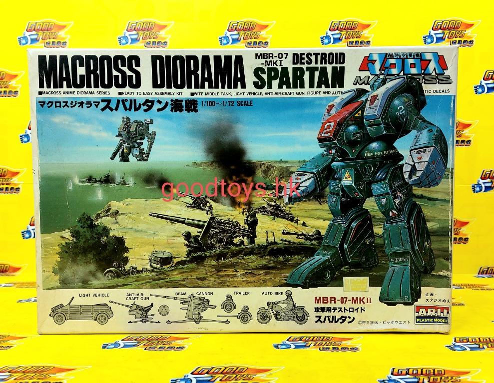 全新未砌 ARII MACROSS DIORAMA MBR-07-MK II DESTROID SPARTAN 超時空要塞 情景模型 on Carousell