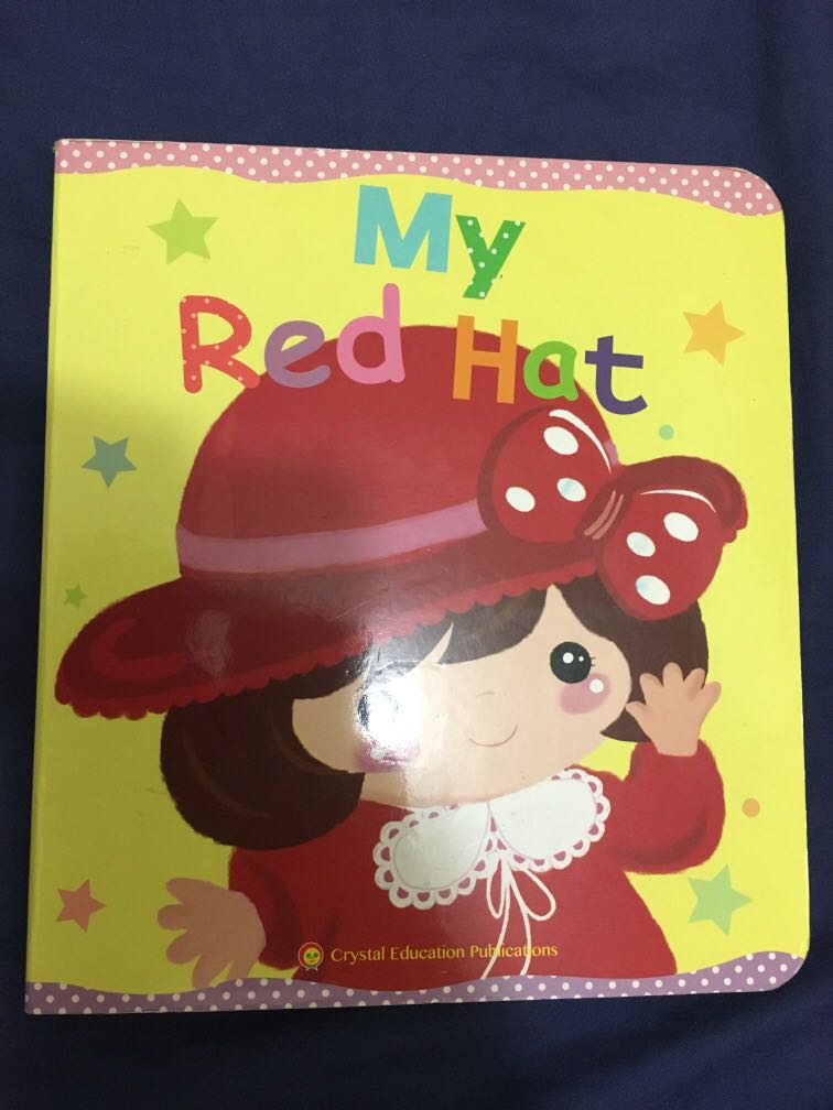 幼書 My red hat (board book), 興趣及遊戲, 書本 & 文具, 教科書 - Carousell