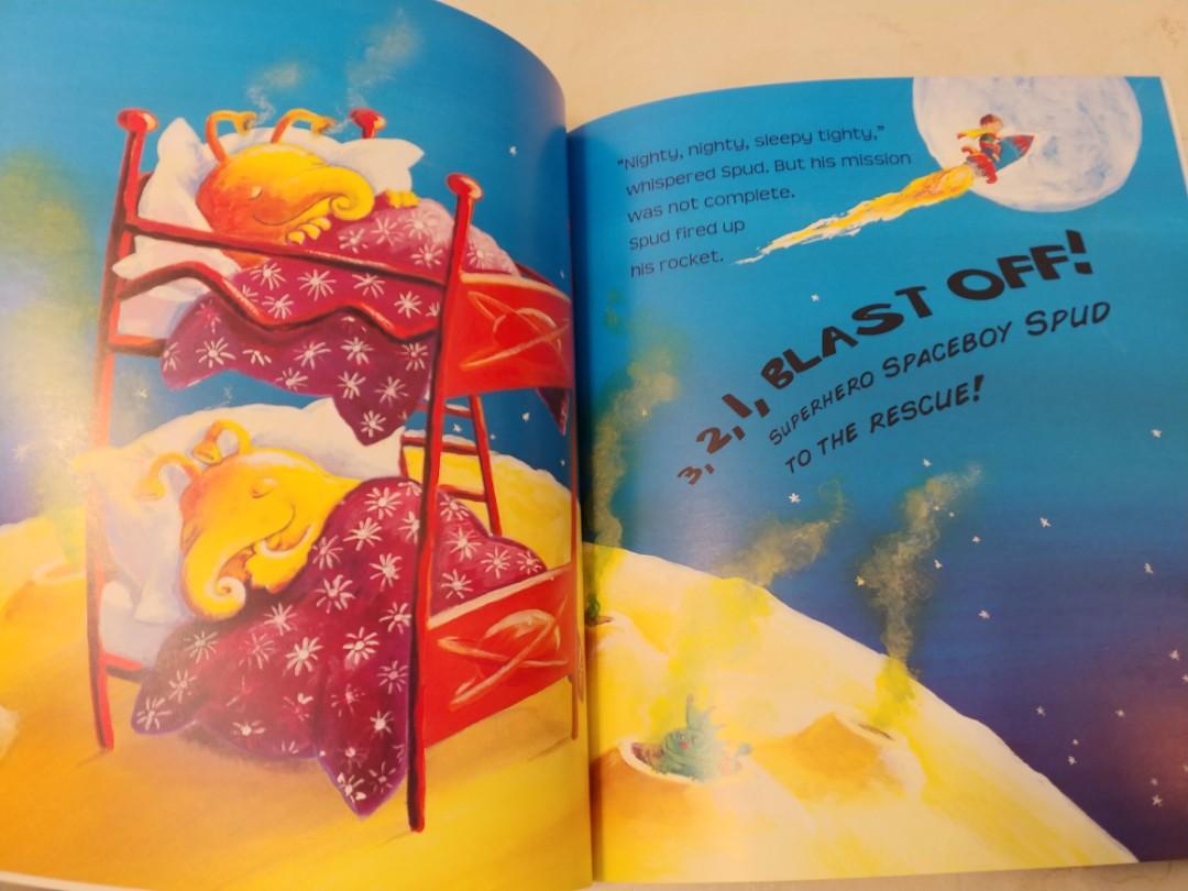 (男孩至愛) Super Spud and the Stinky Space Rescue!, 興趣及遊戲, 書本 & 文具, 小朋友書 ...