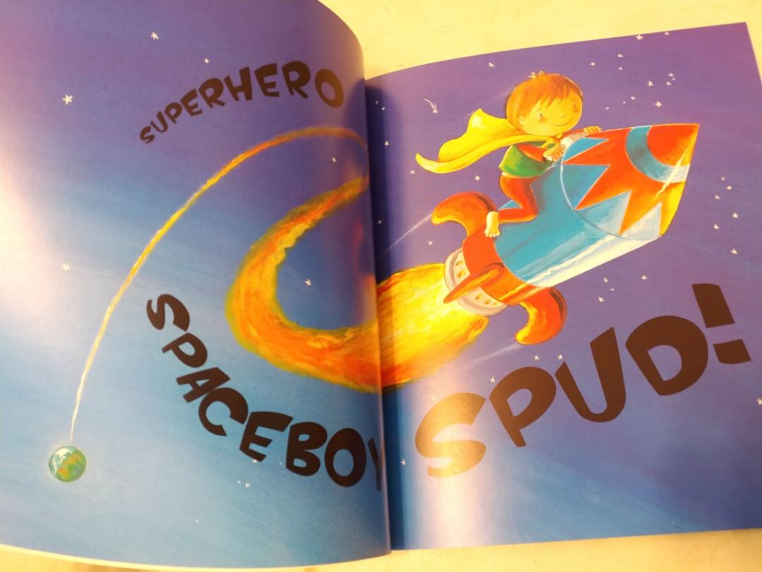(男孩至愛) Super Spud and the Stinky Space Rescue!, 興趣及遊戲, 書本 & 文具, 兒童書籍 ...