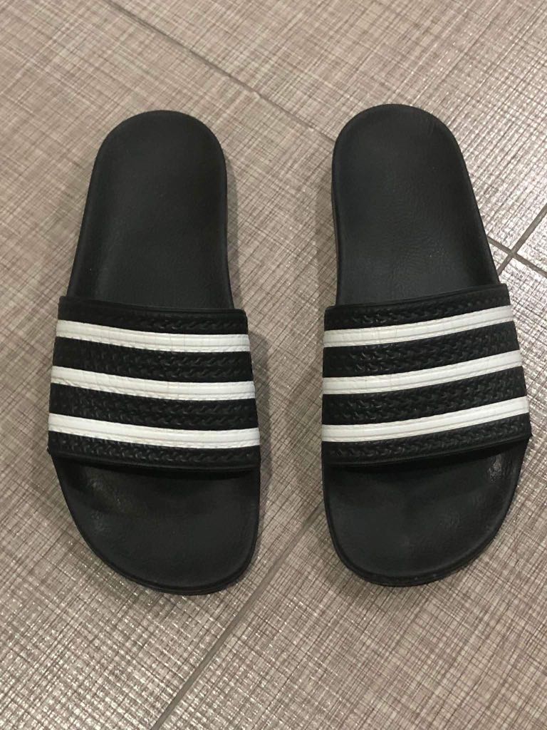 Adidas Originals (adillette), Men's Fashion, Footwear, Slippers & Slides on Carousell