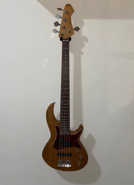 Aria Pro II 5 String Bass Guitar, Hobbies & Toys, Music & Media ...