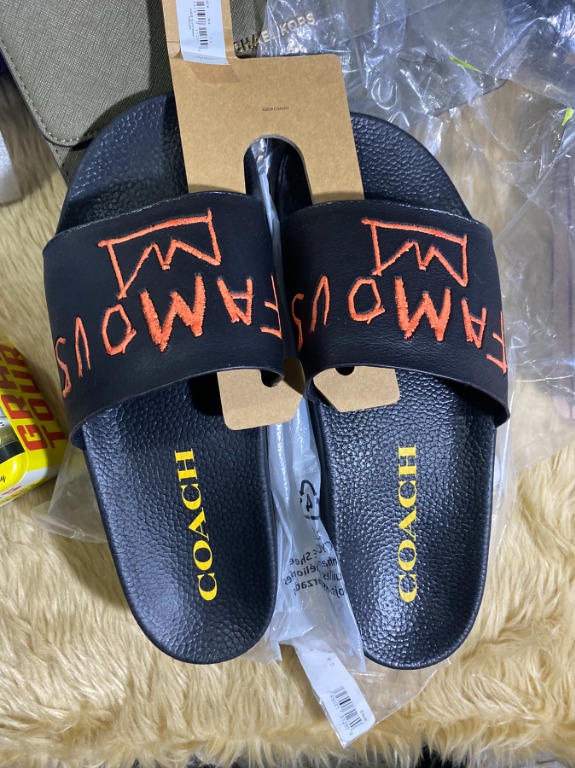 AUTHENTIC COACH Coach X Jean Michel Basquiat Slide Size 9 only, Men's ...