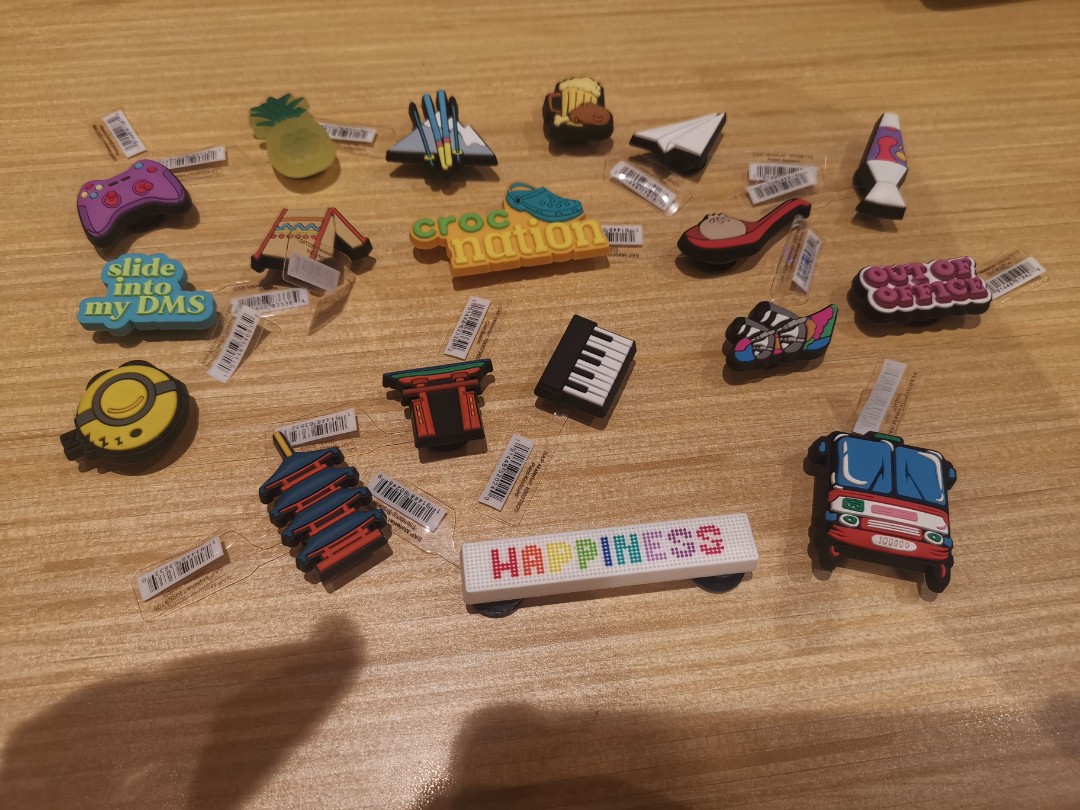 Authentic crocs original jibbitz Japan shrine piano happiness rainbow ...