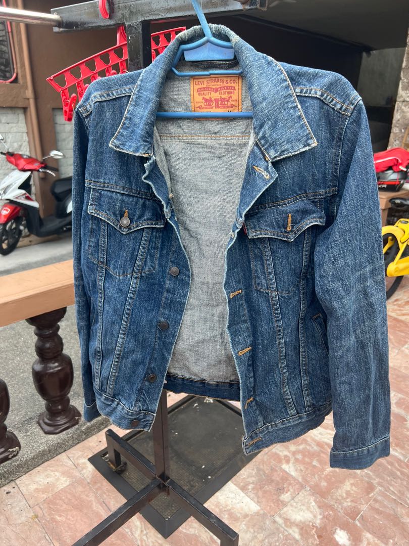 authentic LEVIS maong jacket, Men's Fashion, Coats, Jackets and ...