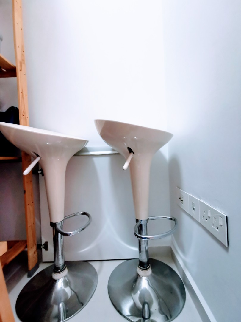2 Bar Counter Stools for Sale at $10 (Cash & Self Carry), Furniture ...
