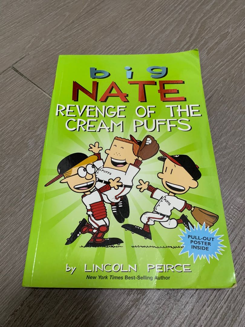 Big Nate- Revenge of the cream puffs, 興趣及遊戲, 書本 & 文具, 漫畫 - Carousell
