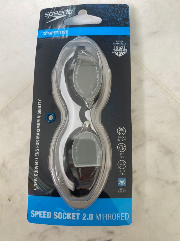 Brand new speedo speed socket 2.0 mirrored, Sports Equipment, Sports ...