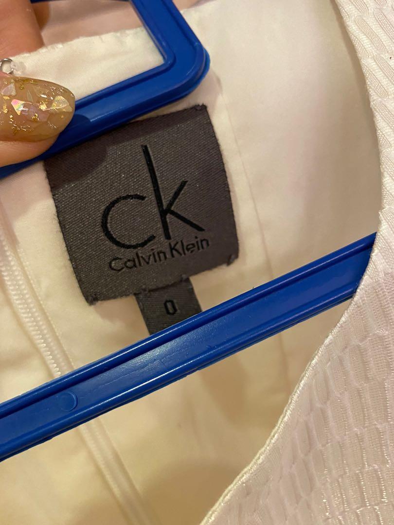 Calvin Klein Formal top, Women's Fashion, Tops, Sleeveless on Carousell