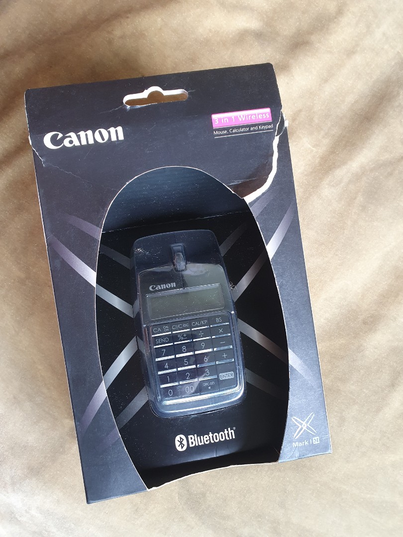 Canon Wireless 3 in 1 mouse calculator and keypad, Computers & Tech ...