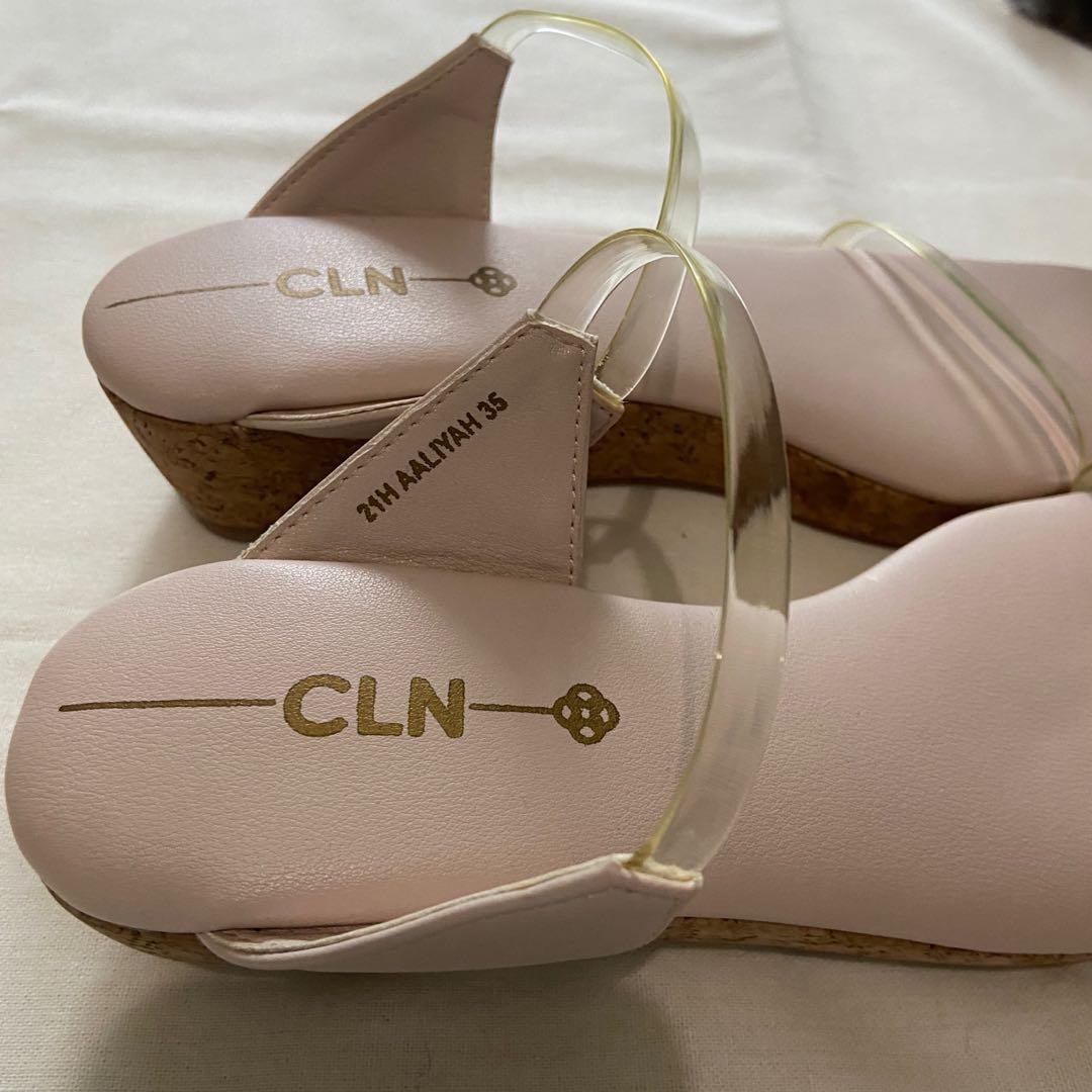 CLN Platform Sandals with Transparent Straps, Women's Fashion, Footwear, Sandals on Carousell