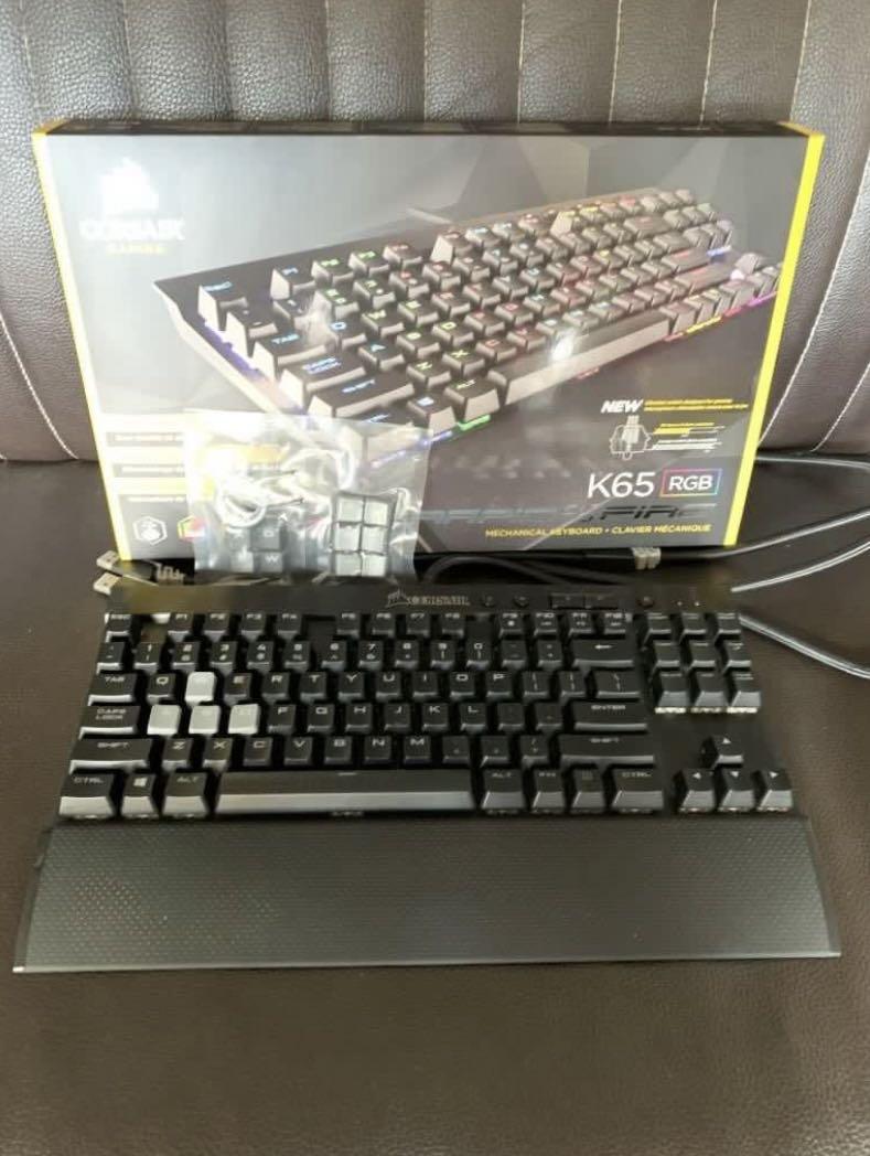 Corsair K65 RGB Rapidfire TKL Mechanical Keyboard, Computers & Tech ...