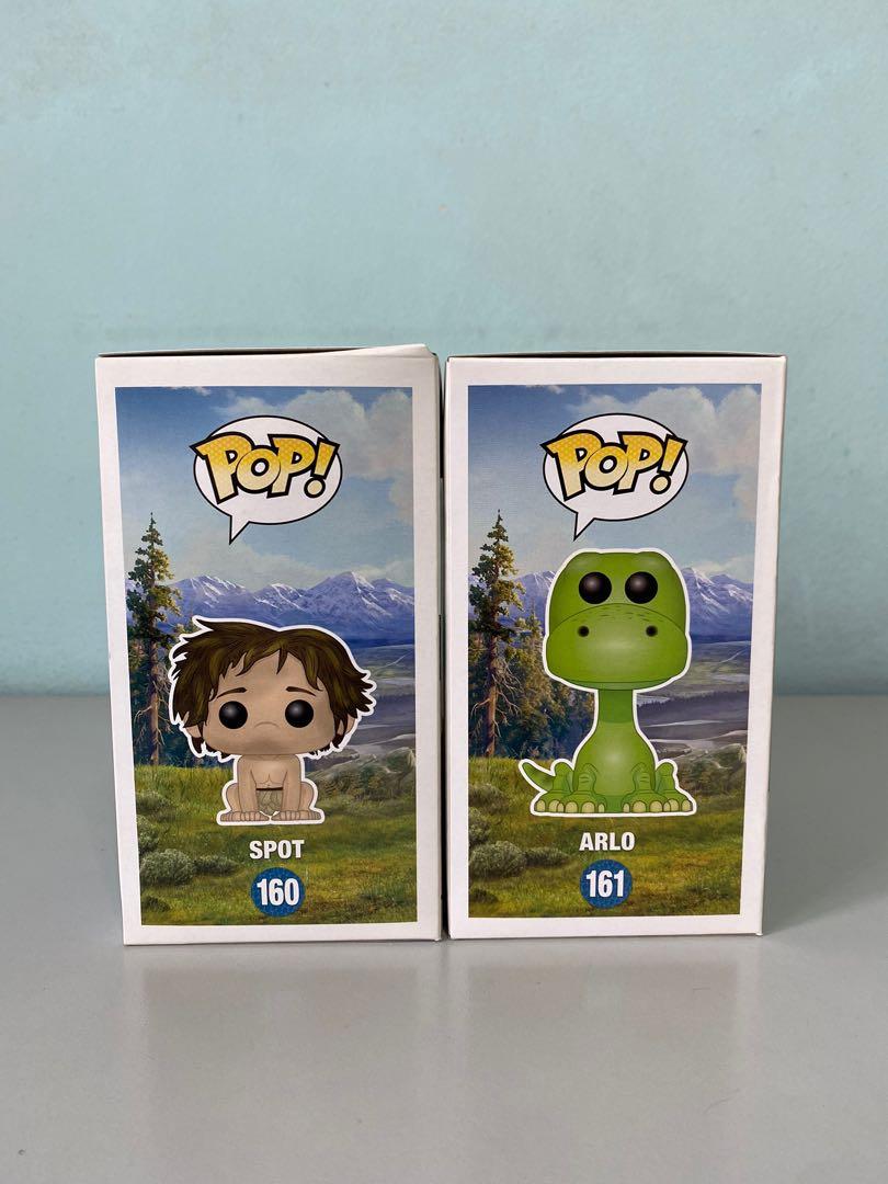 Disney Pixar The Good Dinosaur Funko Pop: Spot #160, Arlo #161, Hobbies ...