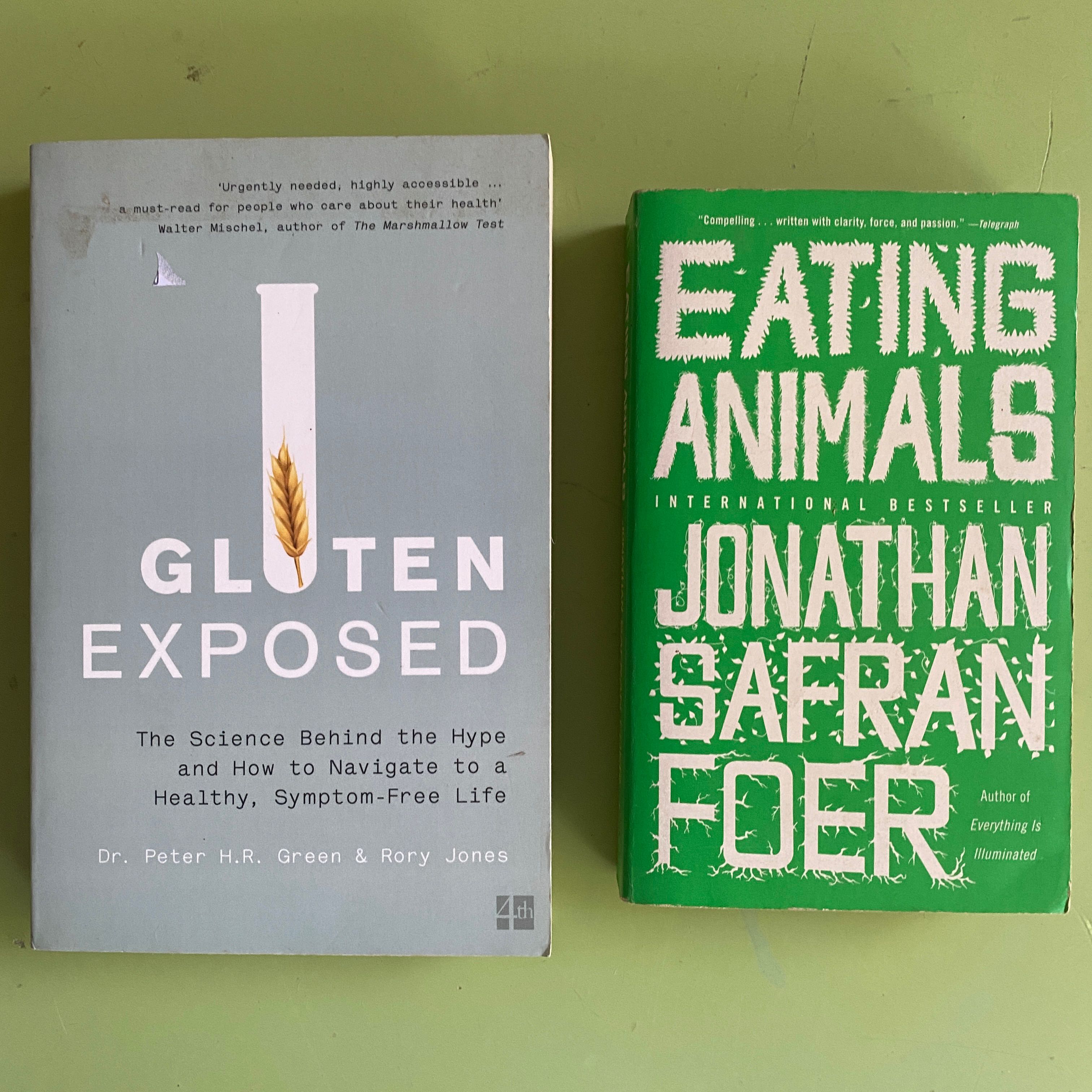 Eating Animals and Gluten Exposed book, Hobbies & Toys, Books ...