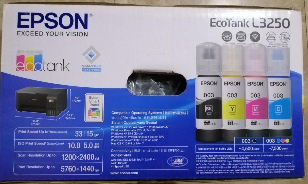 Epson L3250, Computers & Tech, Printers, Scanners & Copiers on Carousell