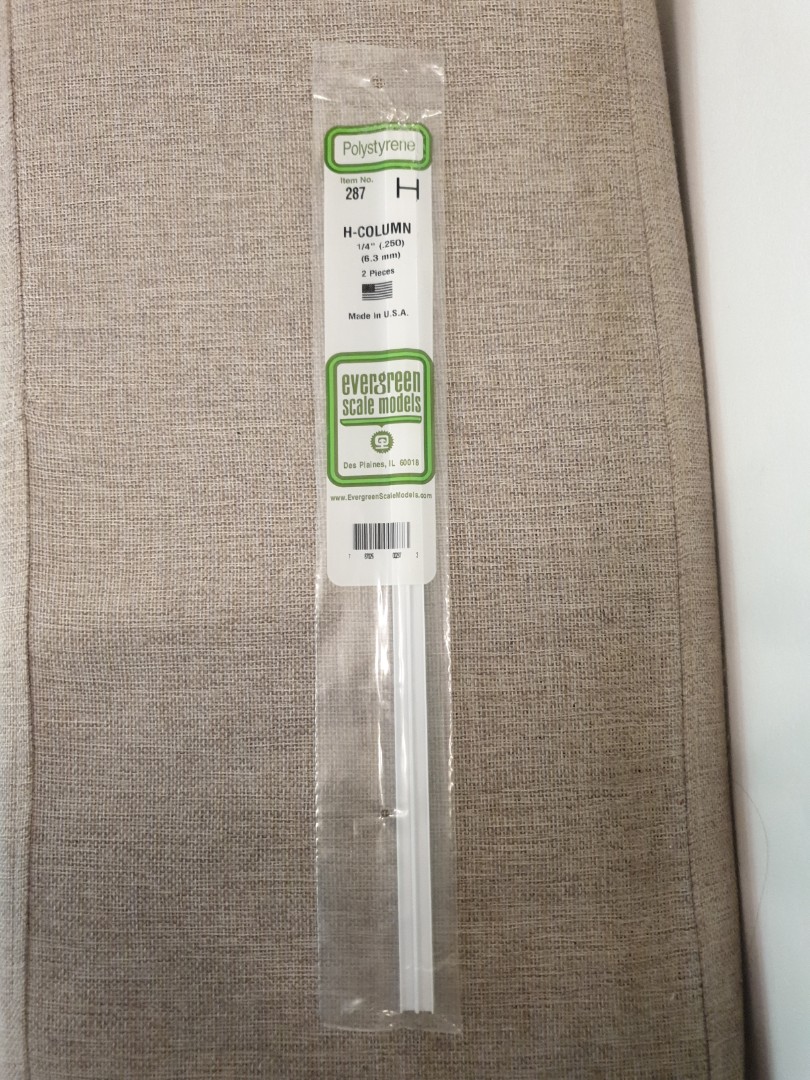 Evergreen Scale Model Strip Styrene (287), Hobbies & Toys, Stationery ...