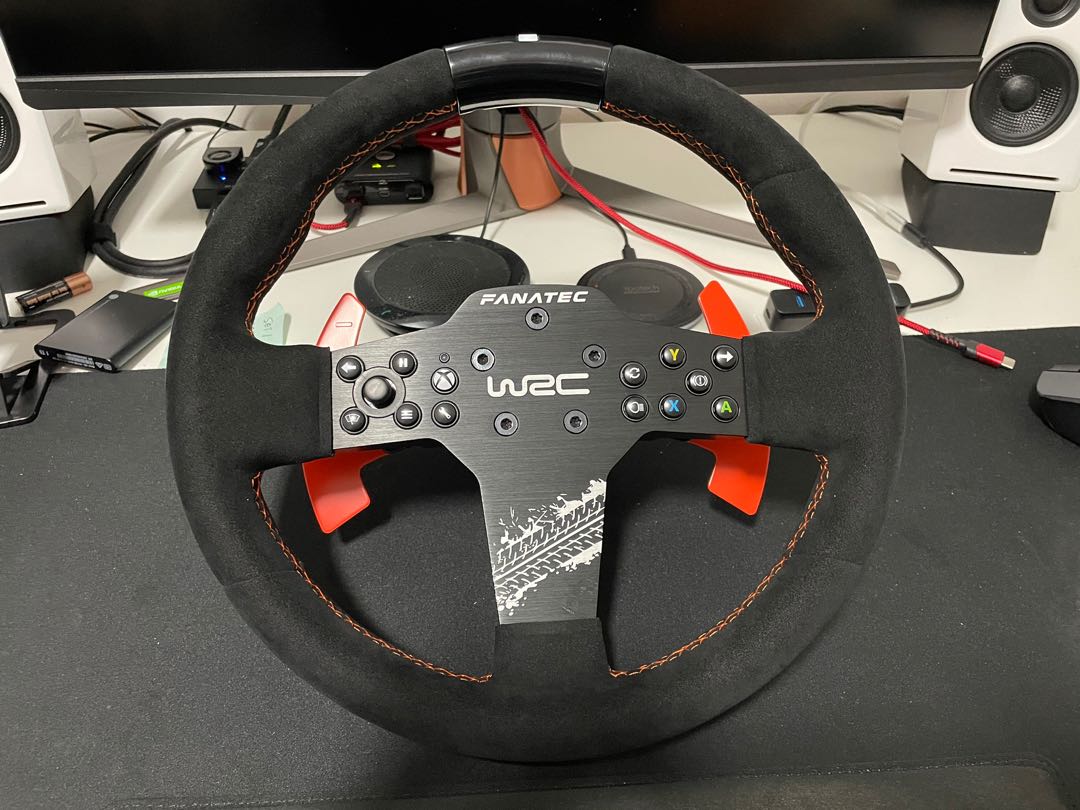 Fanatec CSL Elite Steering Wheel WRC, Video Gaming, Gaming Accessories ...