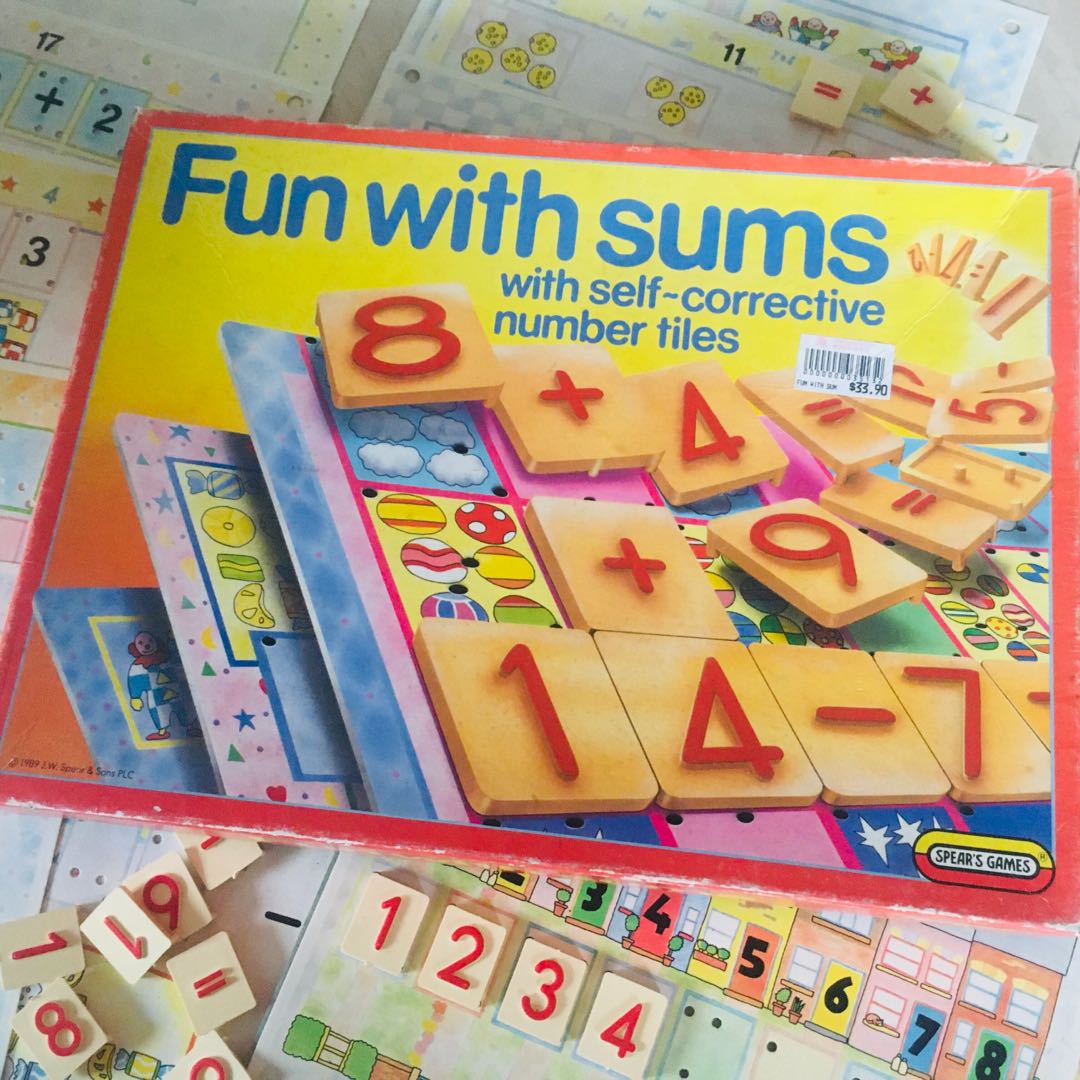 Fun with Sum! With 20 sheets of numbers together with Plus & Minus ...