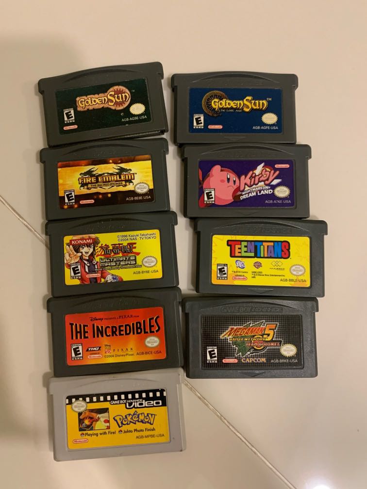 Gameboy advance cartridges, Hobbies & Toys, Toys & Games on Carousell