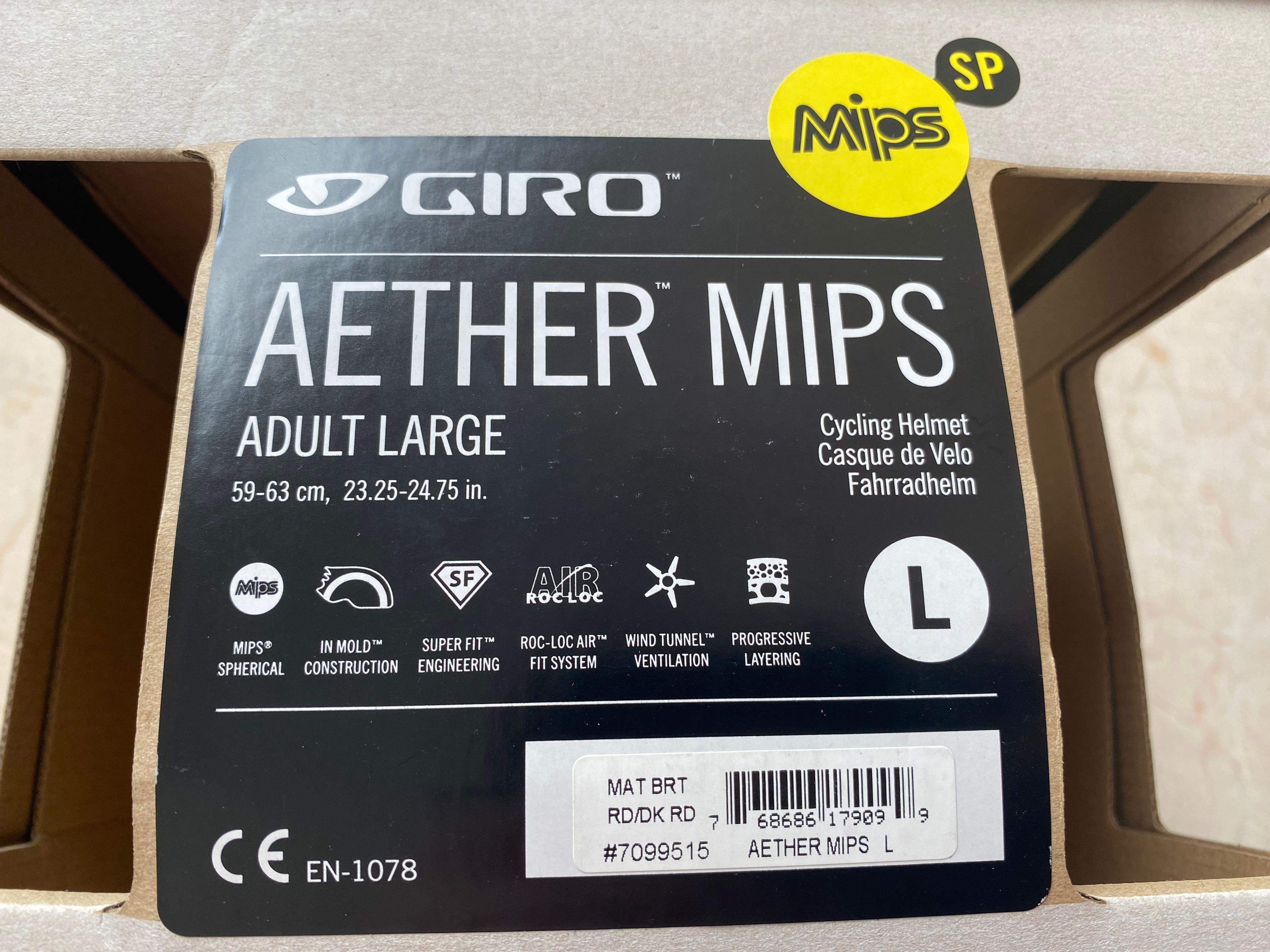 Giro Aether Spherical MIPS Road Helmet, Sports Equipment, Bicycles ...