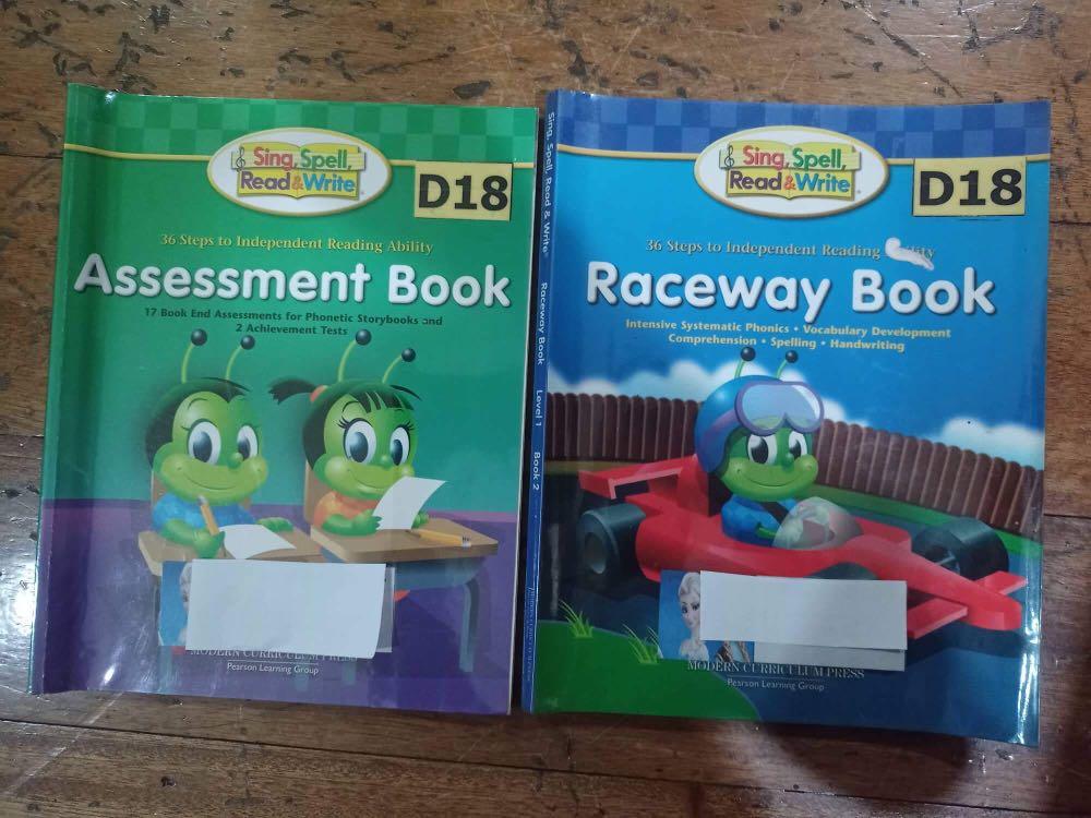 Grade 1 English Book Sing Spell Read & Write Raceway Book, Hobbies ...