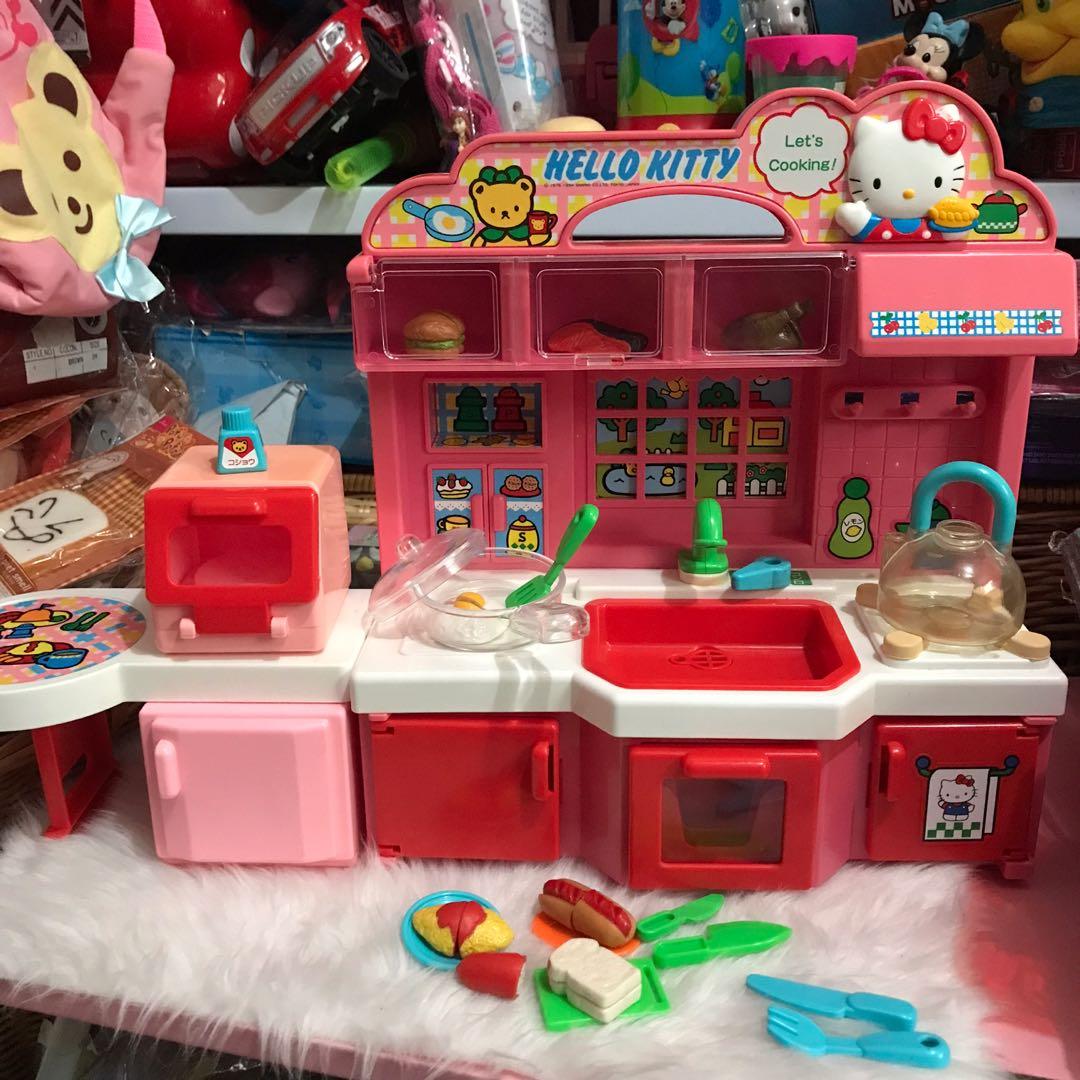 Hello Kitty Mini Kitchen, Hobbies & Toys, Toys & Games on Carousell