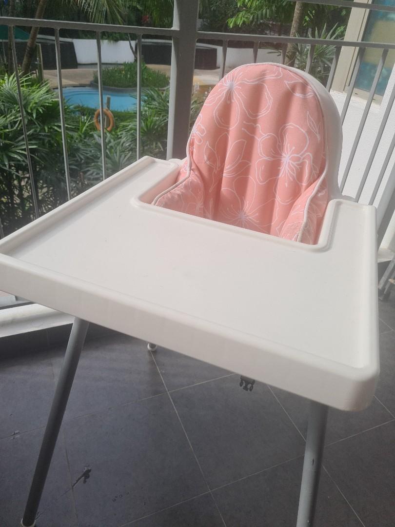 IKEA high chair with seat insert, Babies & Kids, Nursing & Feeding ...