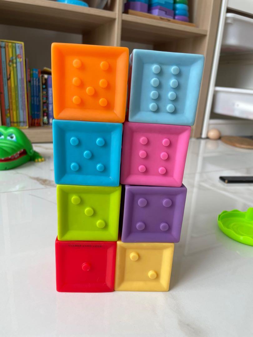 Infantino Squeeze and Stack Blocks Set, Babies & Kids, Infant Playtime ...