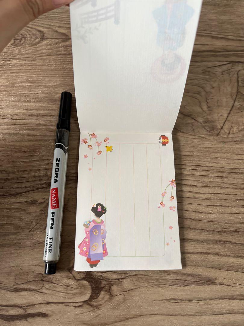Japanese design notepad, Hobbies & Toys, Stationery & Craft, Stationery ...