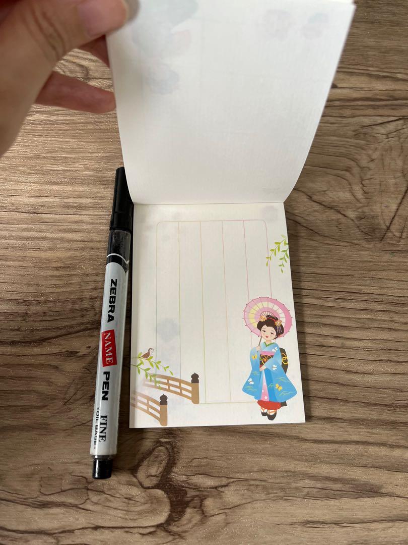 Japanese design notepad, Hobbies & Toys, Stationery & Craft, Stationery ...
