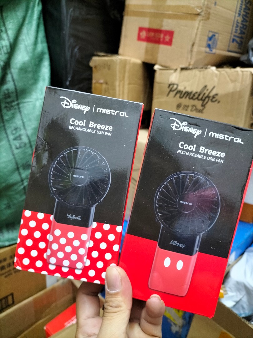 Mistral X Disney mickey portable fan, Furniture & Home Living, Lighting ...
