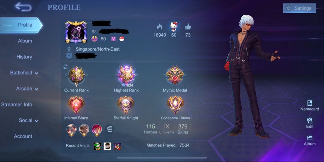 SELLING AT LOST!!! Mlbb Stacked acct. Lots of goodies and rare skins ...