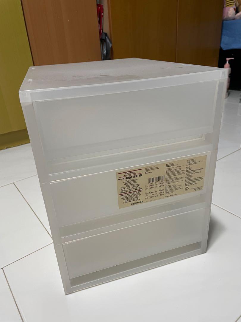 Muji polypropylene drawers, Furniture & Home Living, Furniture, Shelves ...