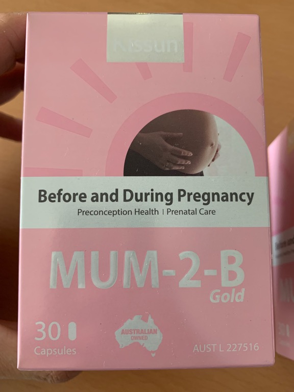 MUM-2-B Gold ( left 3 box ), Babies & Kids, Maternity Care on Carousell