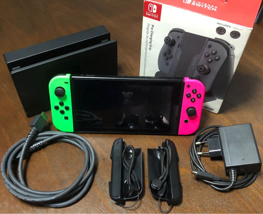 NINTENDO SWITCH V1 SPLATOON ED (J-BREAK), Video Gaming, Video Game ...