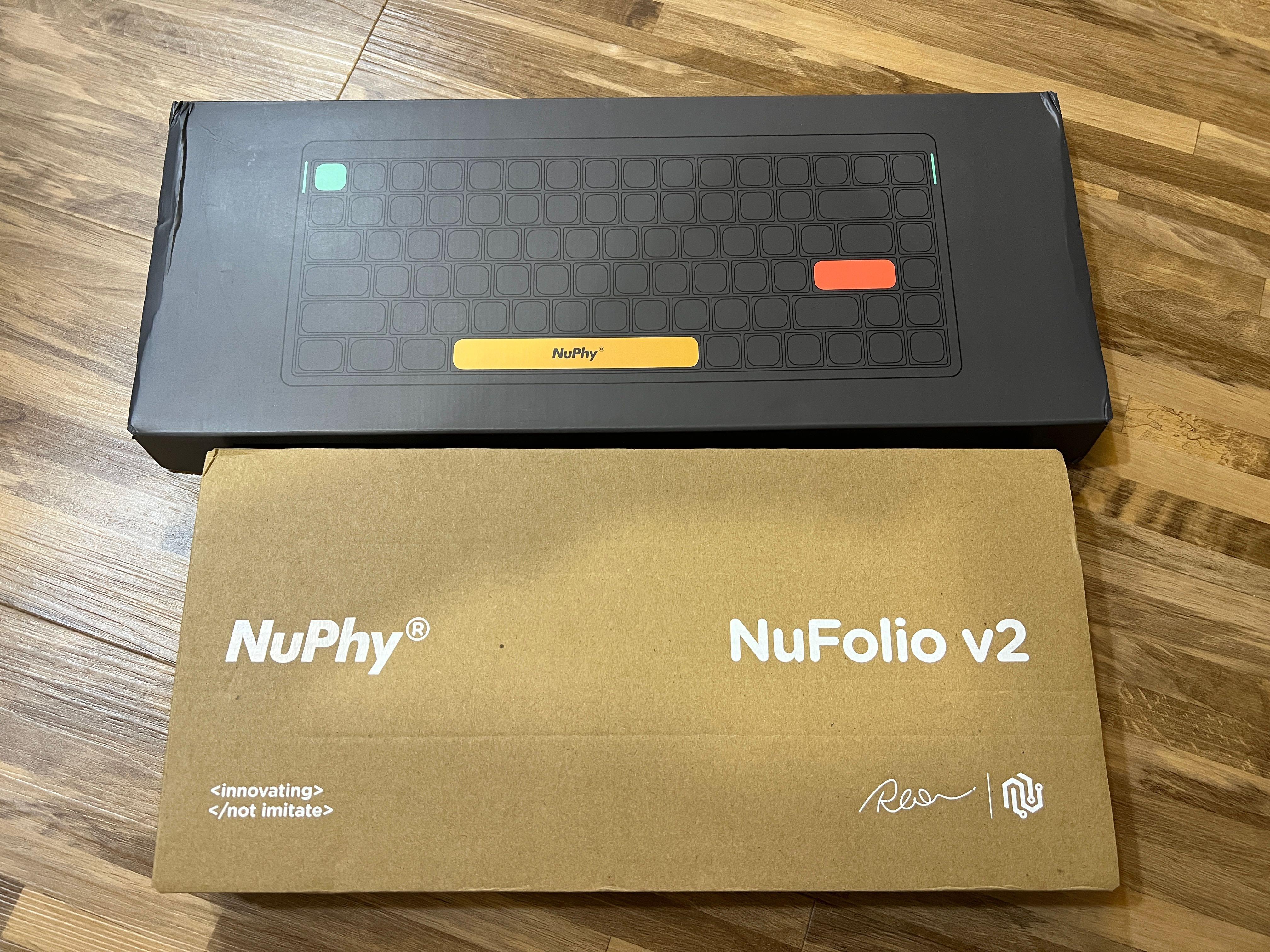 Nuphy Air75 Red switches w nufolio v2, Computers & Tech, Parts ...