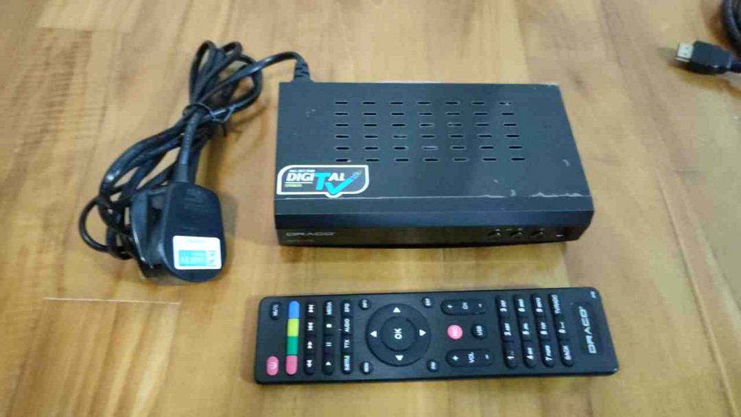 Original Singapore digital tv set top box, TV & Home Appliances, TV ...