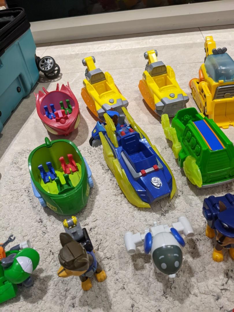 Paw patrol mighty pups PJ Masks big bundle set collection, Hobbies ...